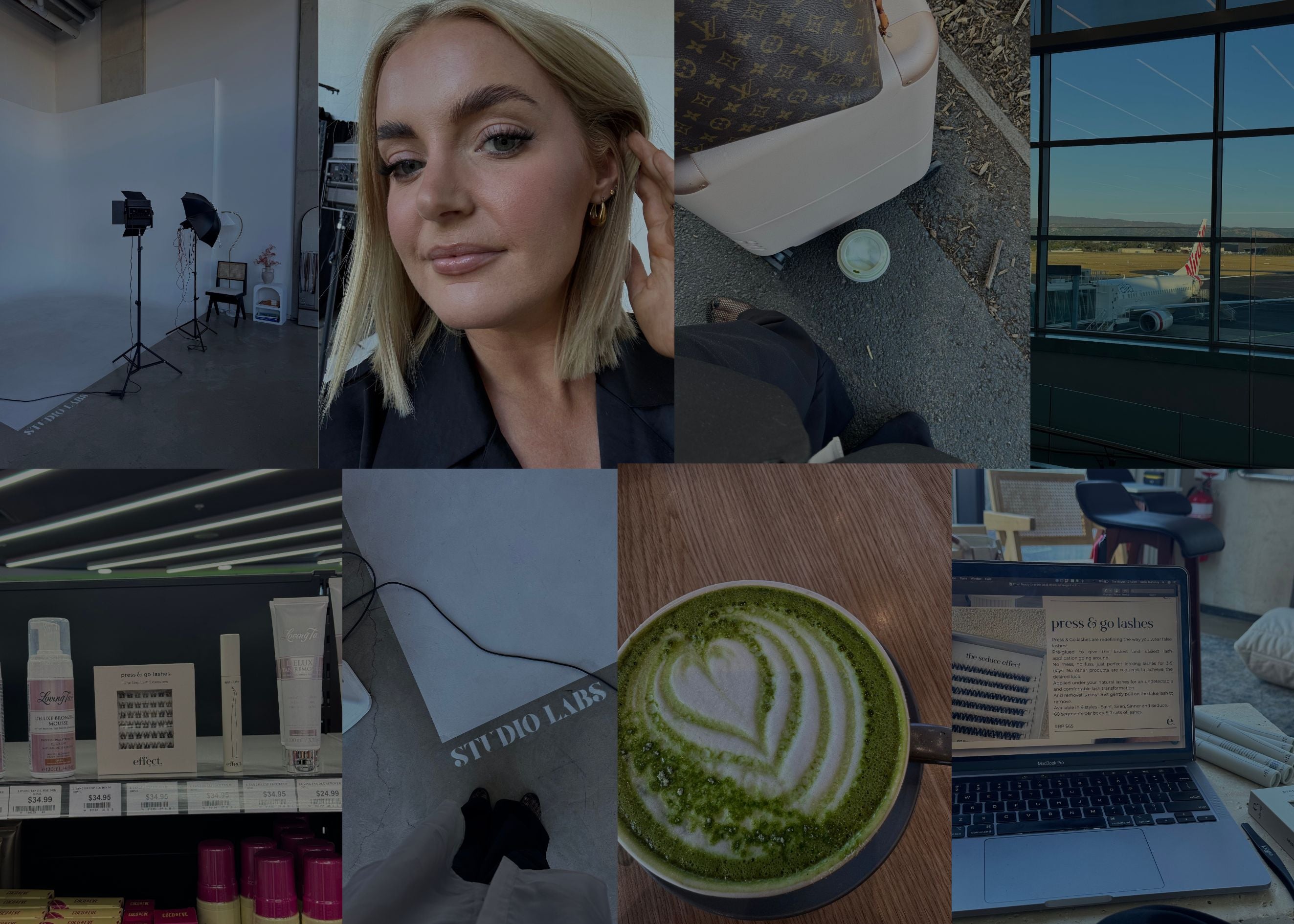 BTS of our content shoot day – Effect Beauty Co.